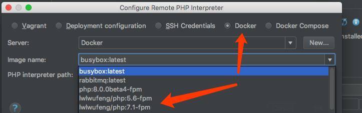 Phpstorm 中使用 Docker 镜像的 Php Cli Interpreter — William A